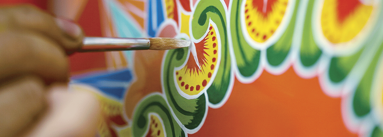 Ox cart hand painting | Costa Rica Shore Excursions